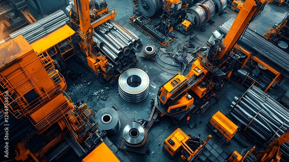 Steel Coil Manufacturing Plant with High Precision Machinery and ...