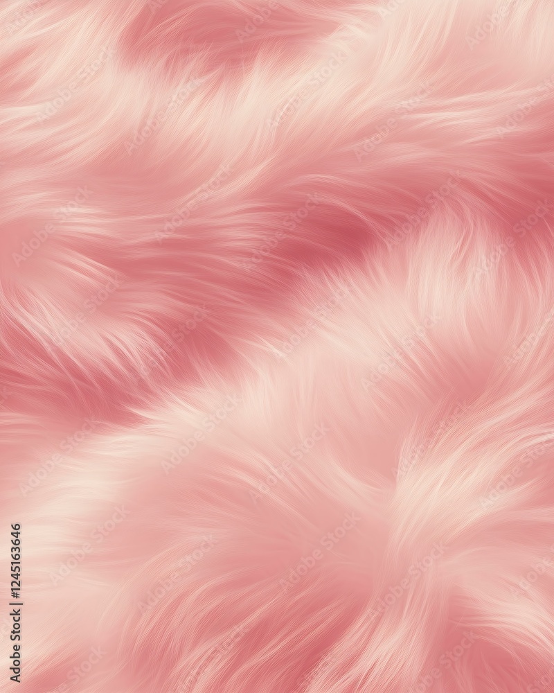 Soft pink fur texture with a smooth, cozy appearance for design ...