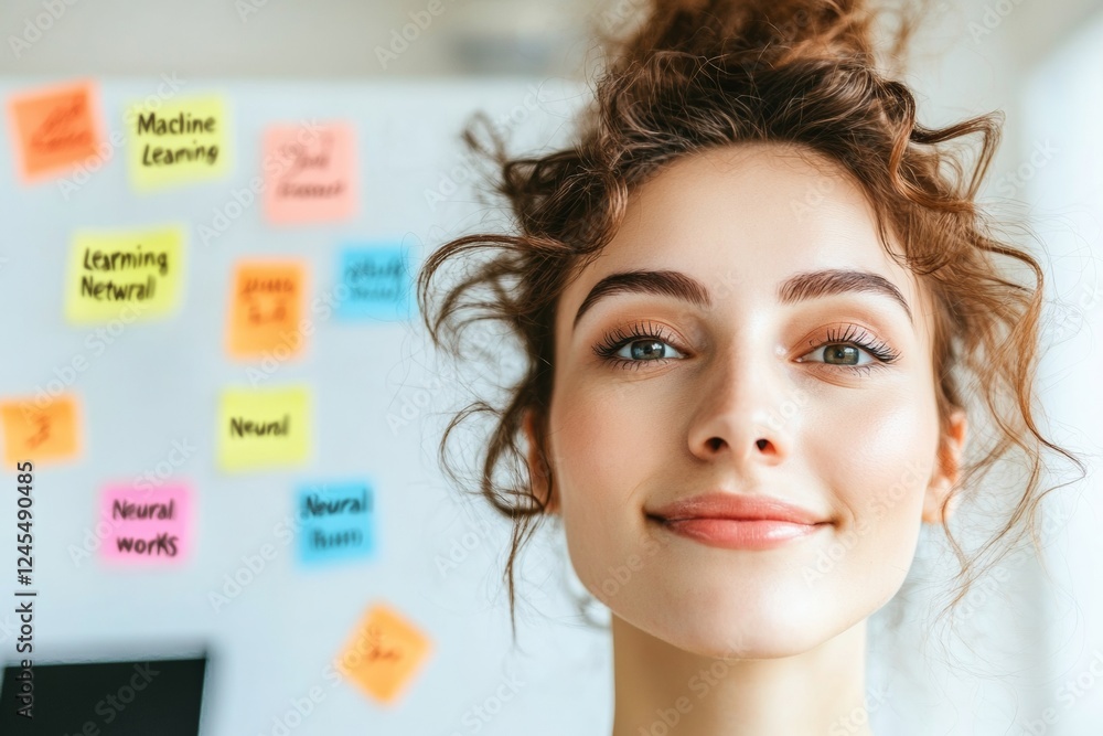 Diverse AI Collaboration Young Professionals in Minimalist Workspace ...