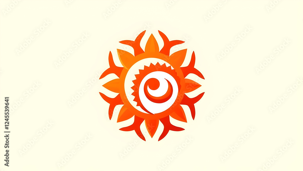 Mahakumbh logo icon illustration for biggest religious gathering in the ...
