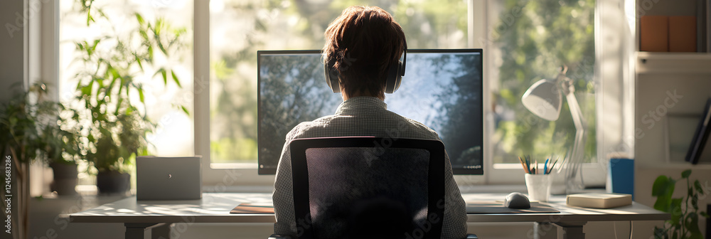 Optimal Ergonomic Posture at a Desk Setup Enhancing Productivity and ...