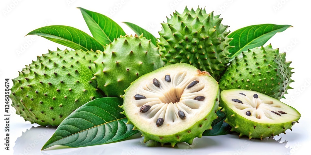 Soursop Graviola SVG Cut Files: Bundle of High-Quality Fruit Clipart ...