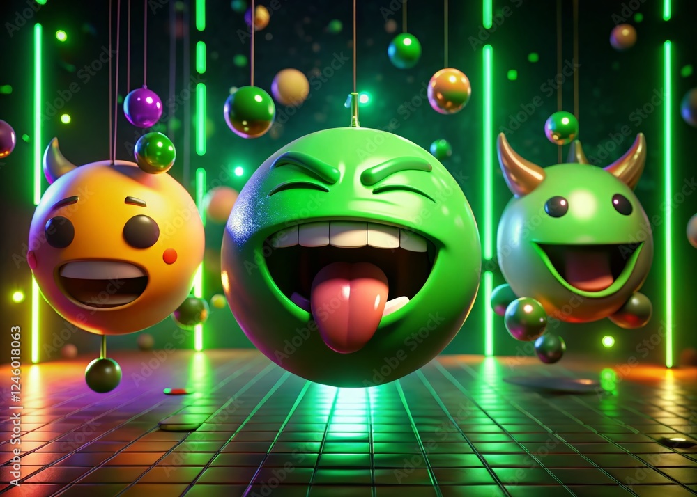 Ilustración de Stock Night Photography: Hilarious Emoji Animation ...