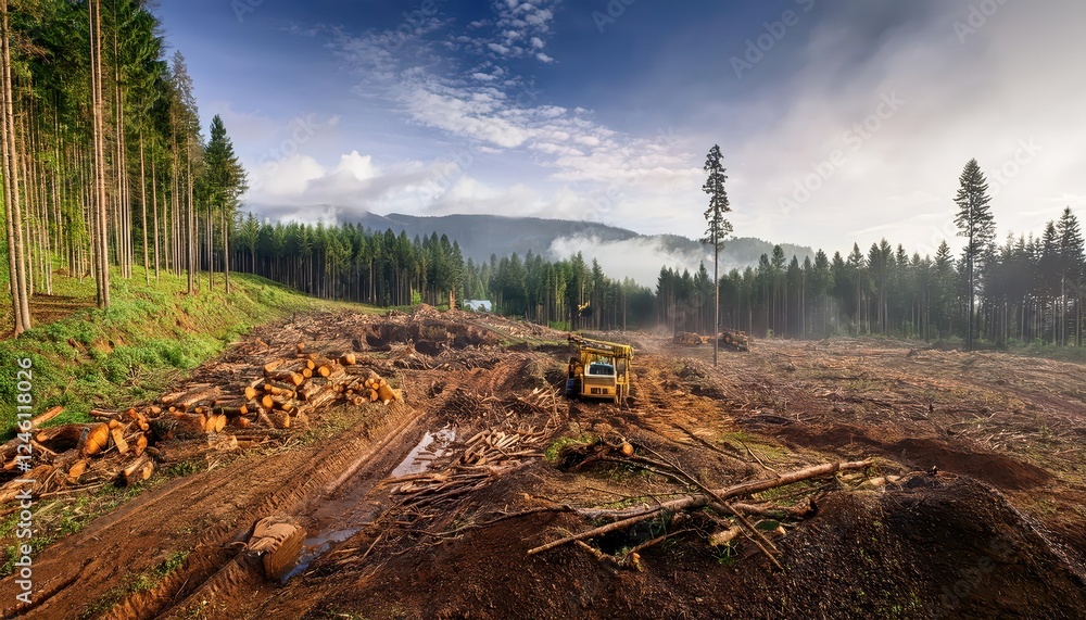 Devastating Scene of a Once Vibrant Wildlife Habitat Suffering the ...