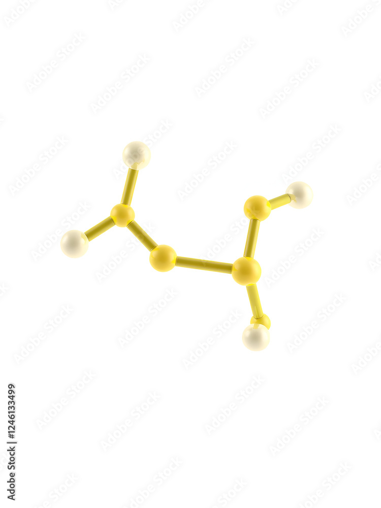 3D image of Phytane skeletal formula - molecular chemical structure of ...