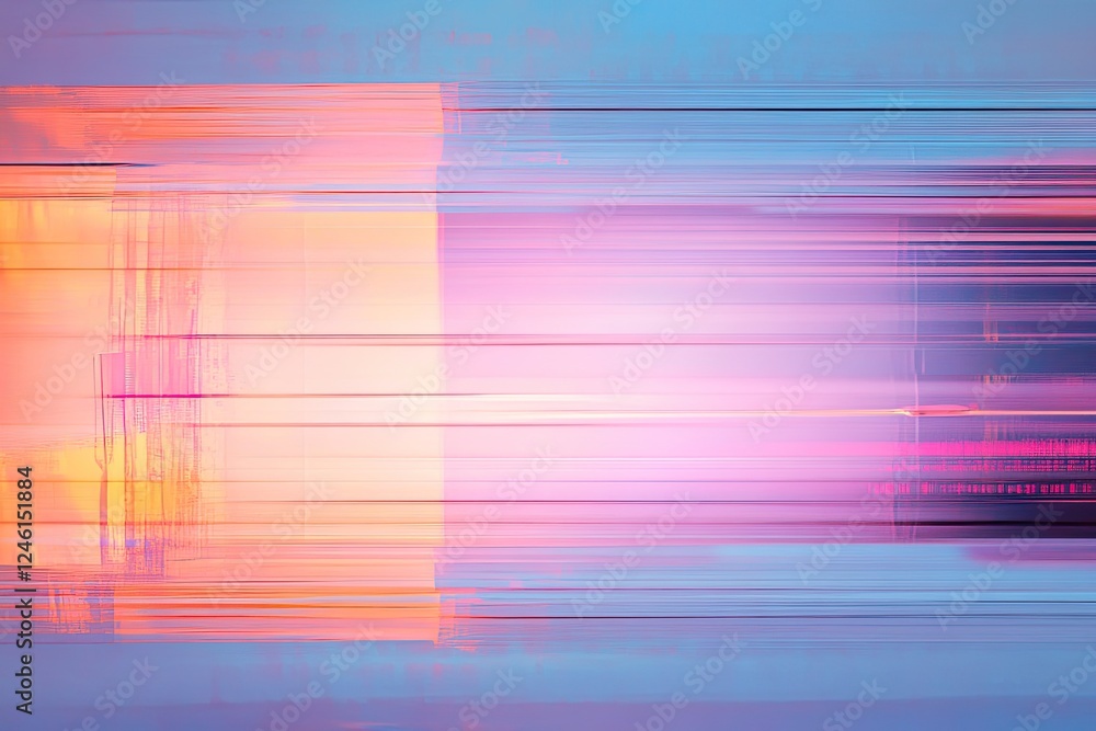 dreamy mix of old television static vhs scan lines and analog textures ...