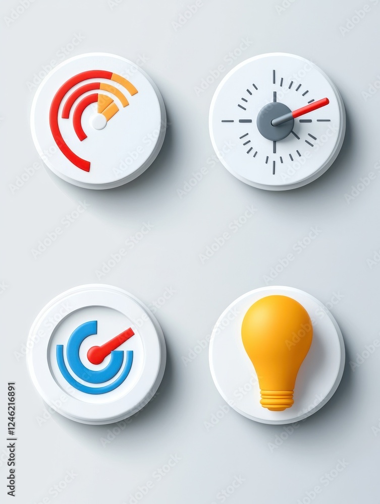 Clean, modern comparison chart with four realistic marketing strategy ...