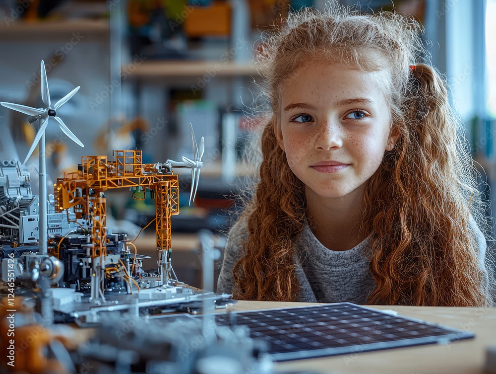 Students experiment with renewable energy in a modern classroom ...