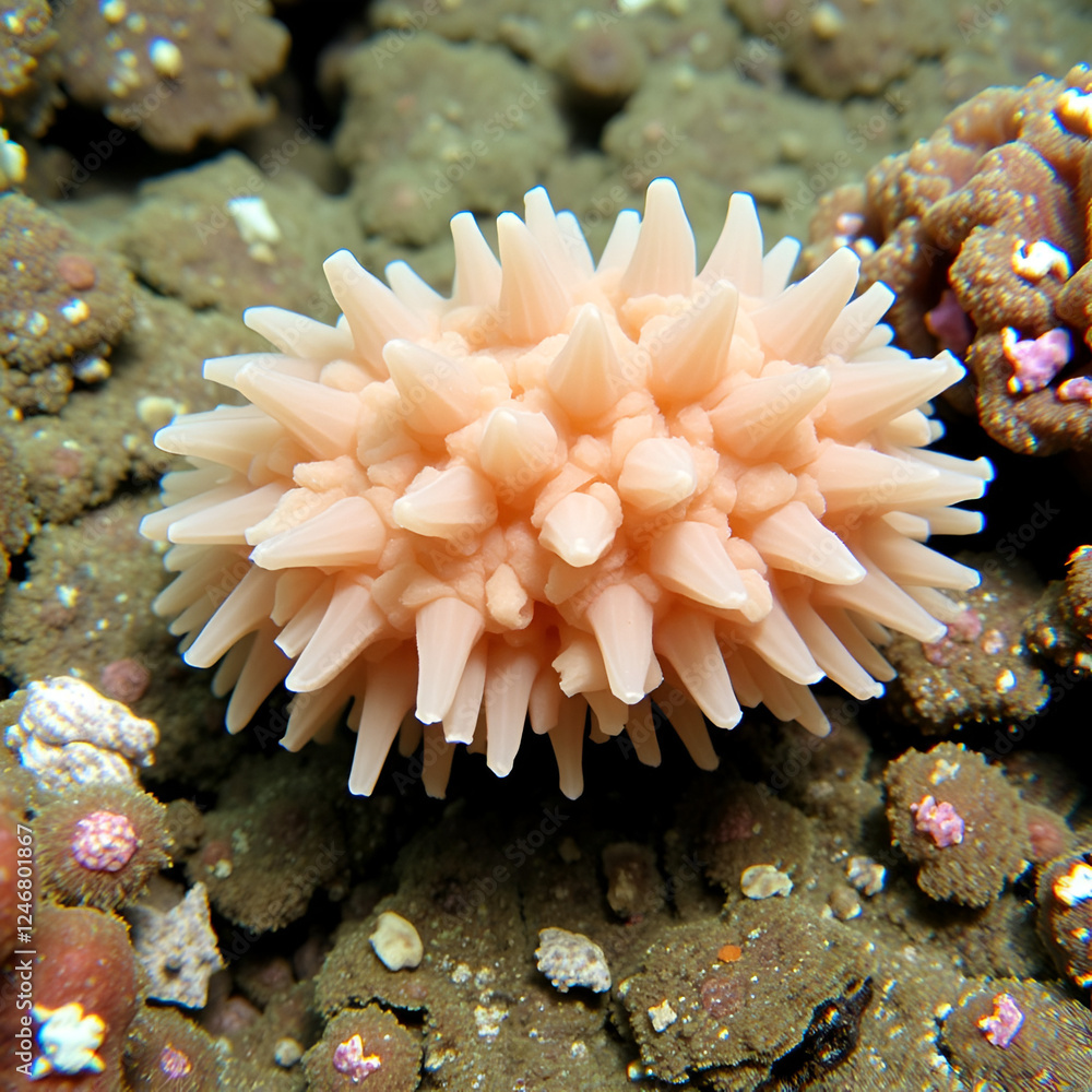 West Indian fuzzy chiton (Acanthopleura granulata, Polyplacophora) in ...