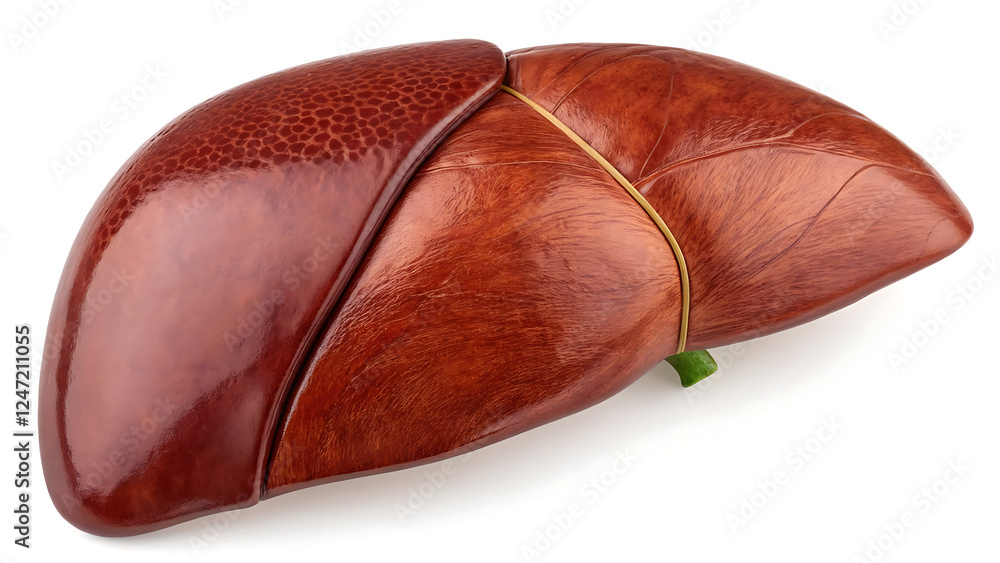 3d Vector Human liver, Liver anatomy structure, Internal organs concept ...