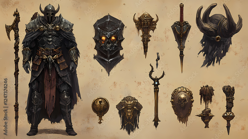 The epic tale of a cursed hero, burdened with a dark past, who must ...