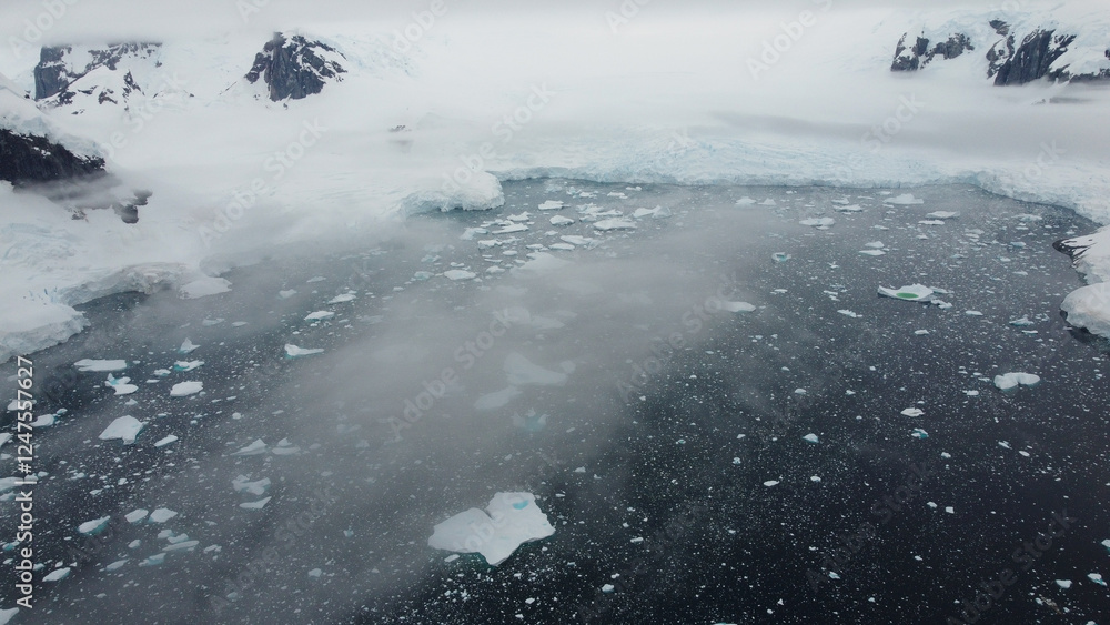 Glaciers and icebergs in Antarctica. Nature of Antarctica. Antarctica ...