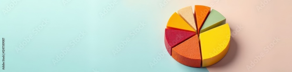 Pie chart graphic showing food pyramid proportions, healthy eating ...