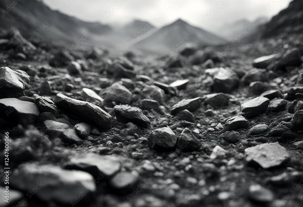 grunge detail black design stone volumetric long background gray banner ...