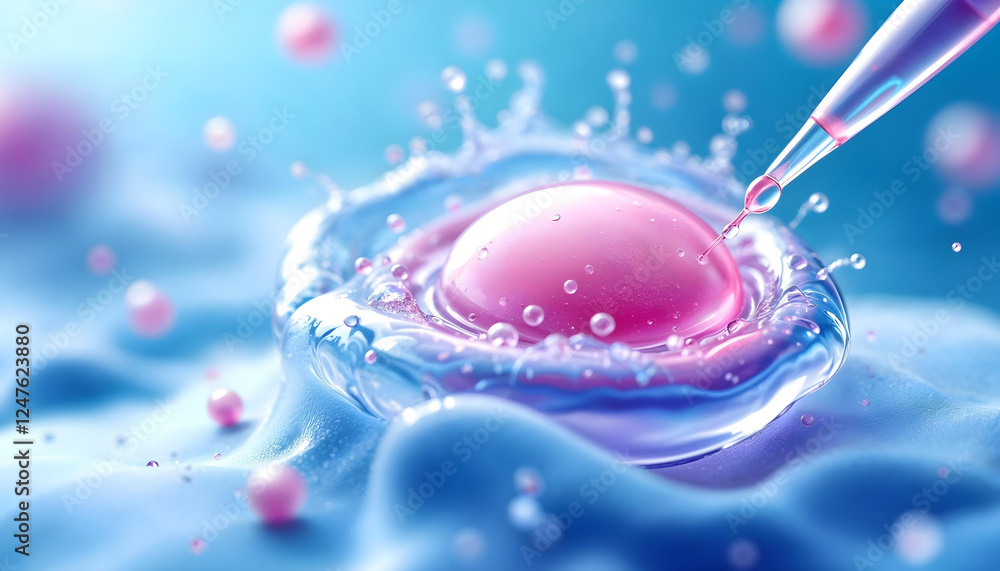 in vitro fertilization insemination sperm cells embryo egg illustration ...