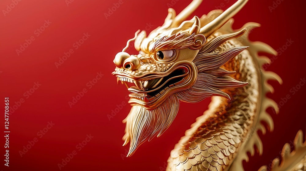 Magnificent Golden Dragon: A Symbol of Chinese Mythology and Culture ...