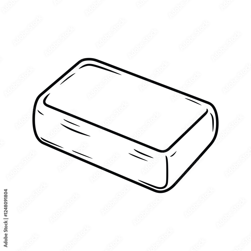 soap line art coloring page vector illustration Stock Vector | Adobe Stock