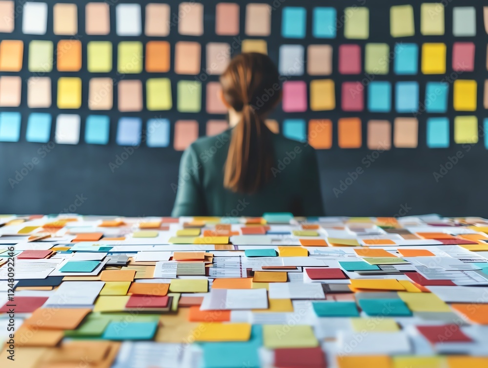 Investor reviewing innovation-driven startup pitch decks with financial ...