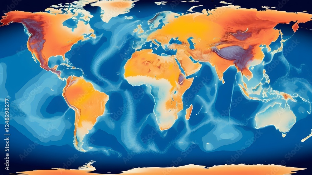 Detailed data visualization and analytical mapping of global climate ...