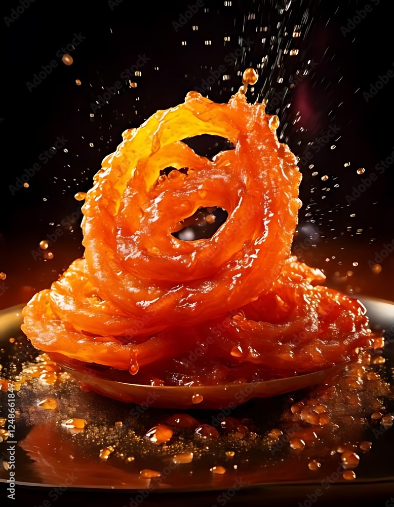 Crispy, syrupy Jalebi, a pretzel-shaped delight, explodes with sweet ...