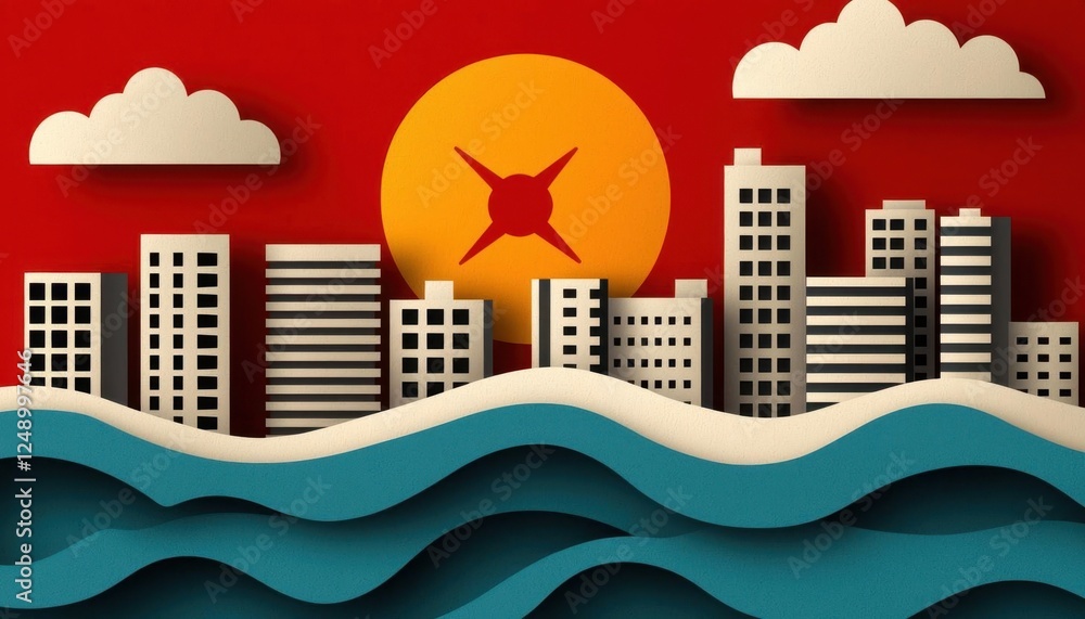 health risks symptoms environment. Vibrant infographic connecting ...