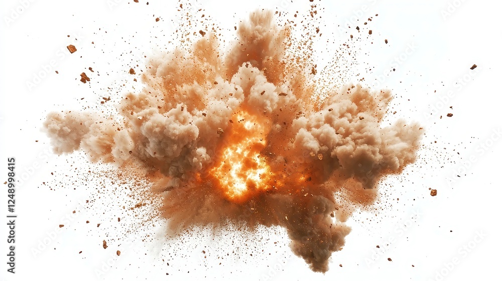 Starship reactor explosion with intense shockwave illuminating the ...