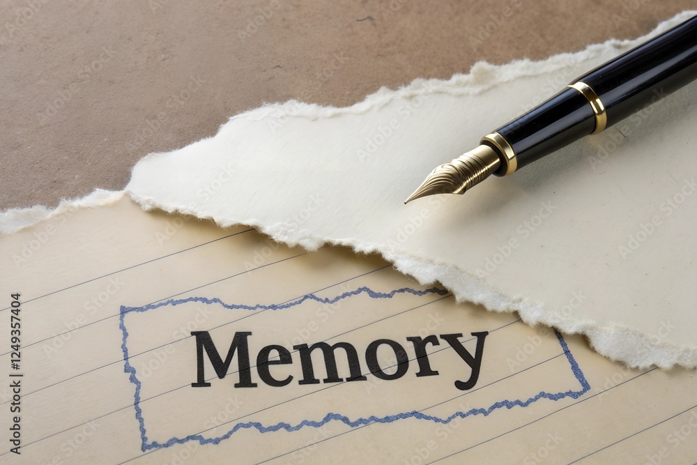 Handwritten Note on Gridded Paper Stock Photo | Adobe Stock