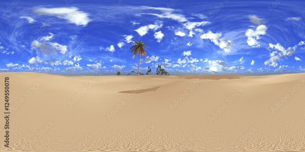 Environment map. HDRI map. Equirectangular projection. Spherical ...