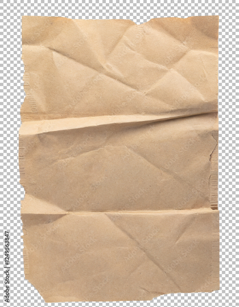 Recycled paper, Vintage Wrinkled Brown Paper Texture for Backgrounds on ...