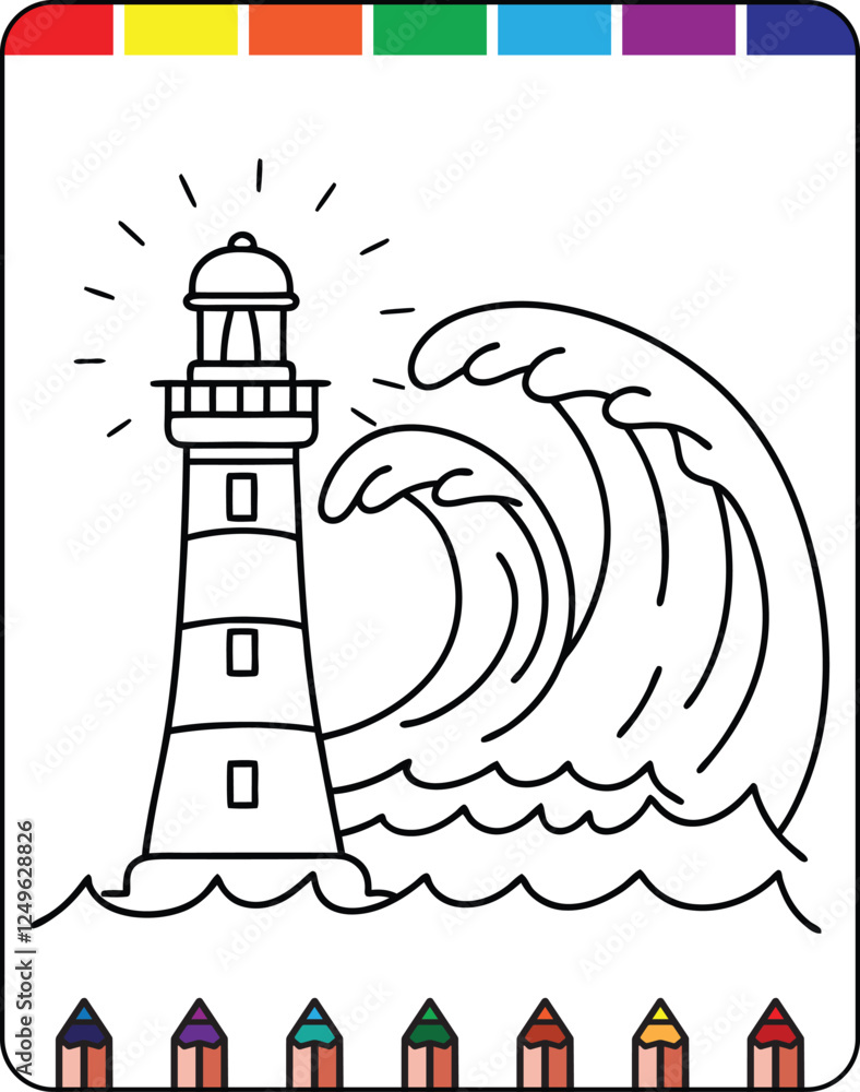 Earthquake Fun: Natural Disaster Coloring Page for Kids, Tornado ...