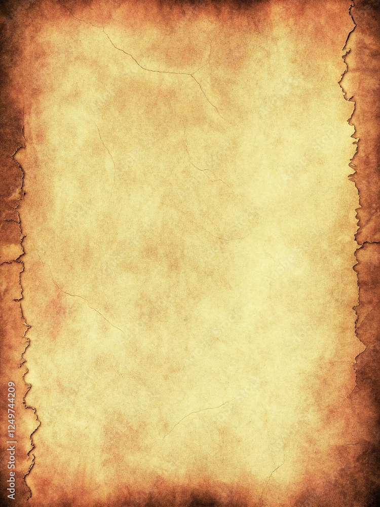 Ripped old paper background with high-resolution vintage parchment ...