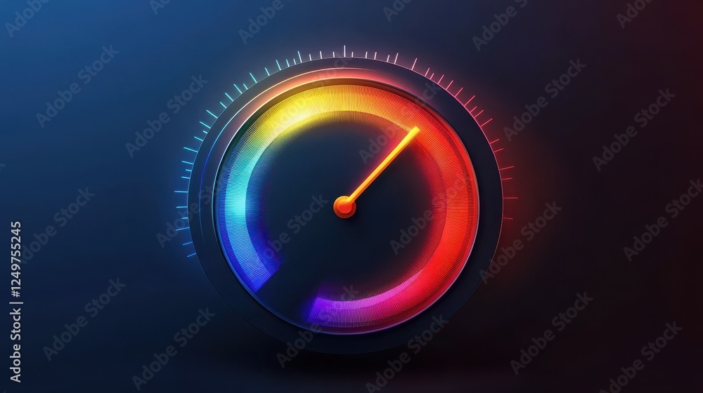 Credit score. Bad or good meter vector illustration with scale and rate ...