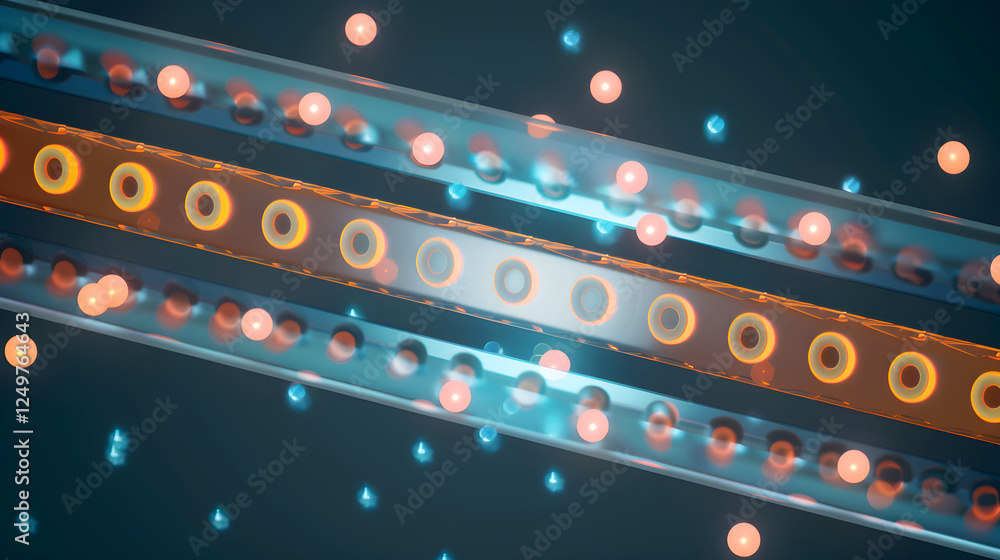 Simplified Schematic Representation of a P-N Junction Diode with ...