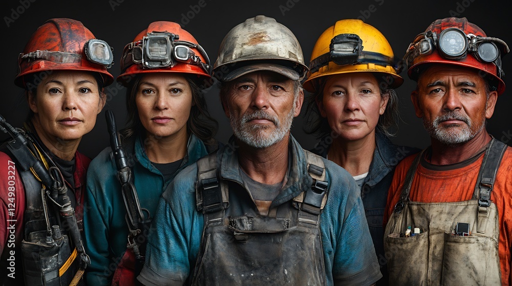 Stock-Foto „Celebrate achievement of worker multimedia photo ...