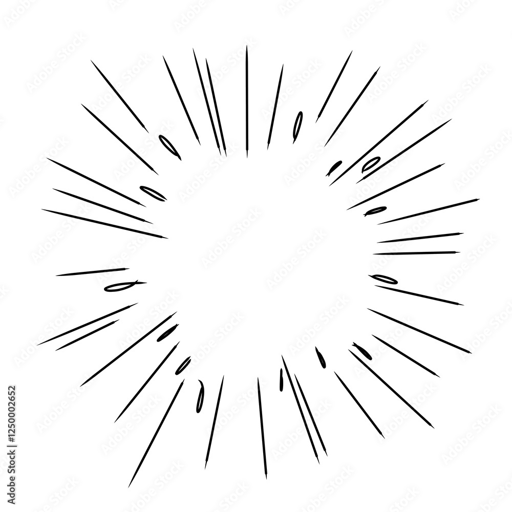 flash explosion radial lines background. illustration superhero design ...