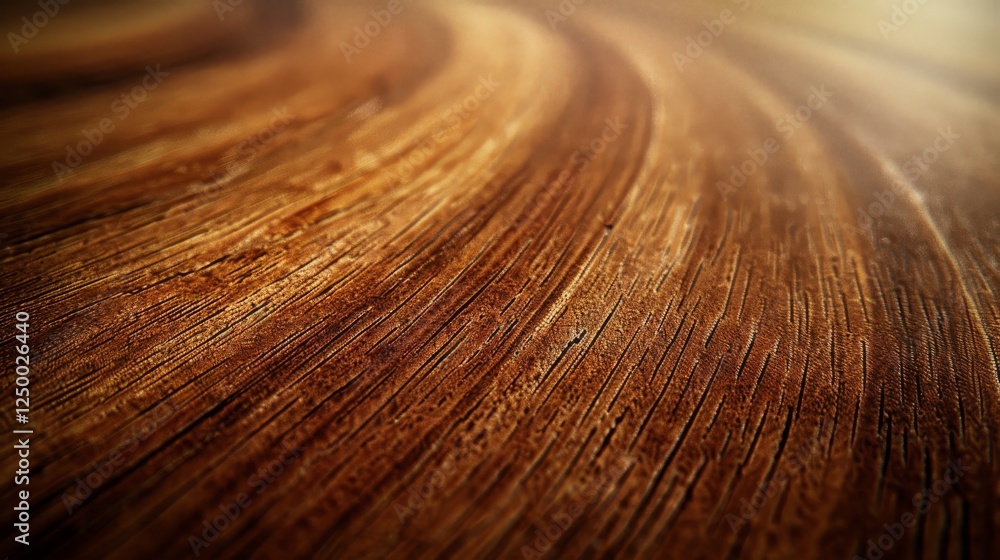 Teak Wood Macro Photography Capturing Detailed Texture and Grain ...