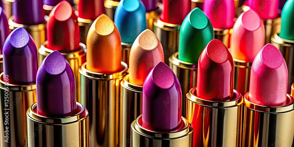 Trendy lip colors: vibrant lipstick swatches showcase diverse shades ...