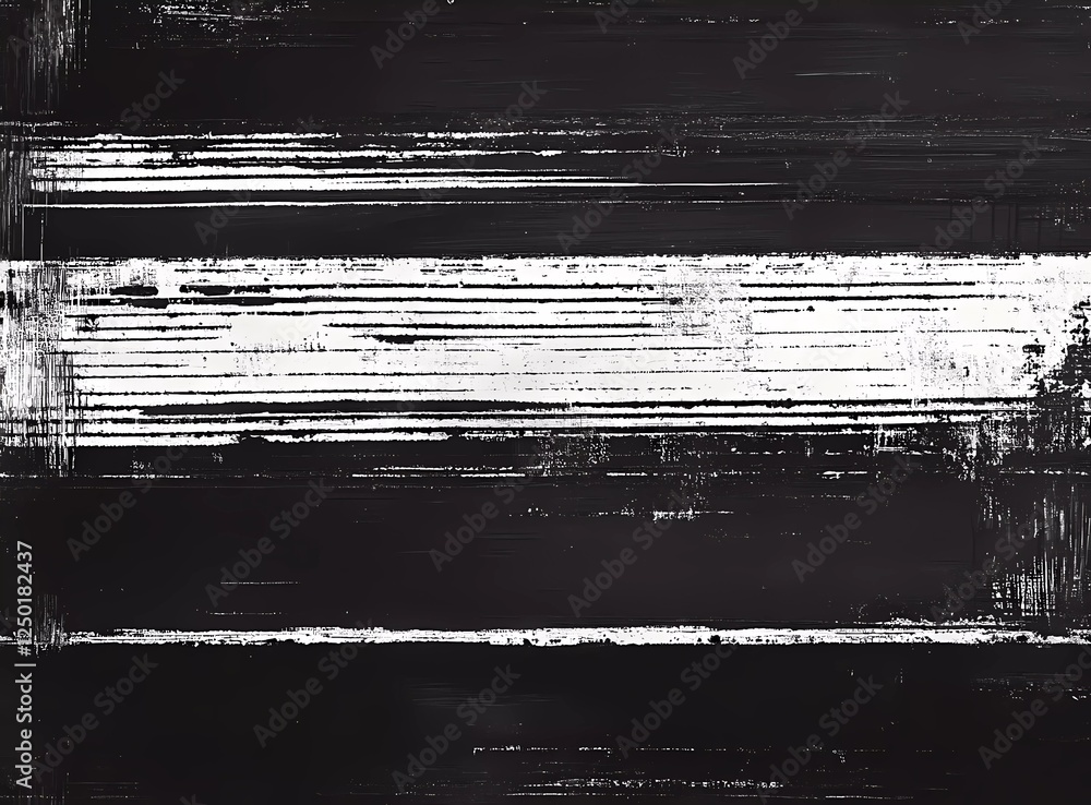 Black and white background, digital glitch effect, pixelated design ...