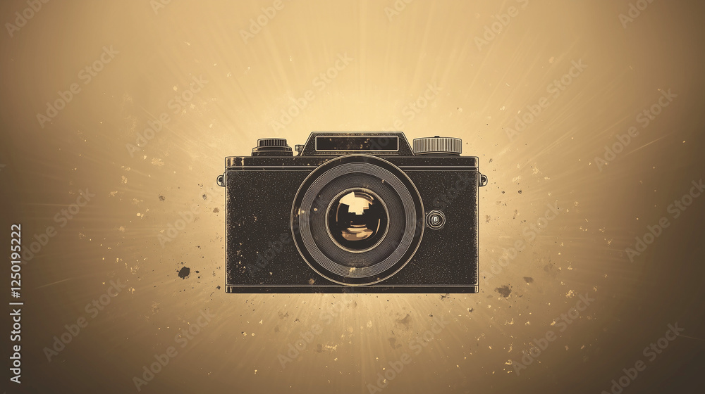 Gradient color banner for World Pinhole Photography Day with classic ...