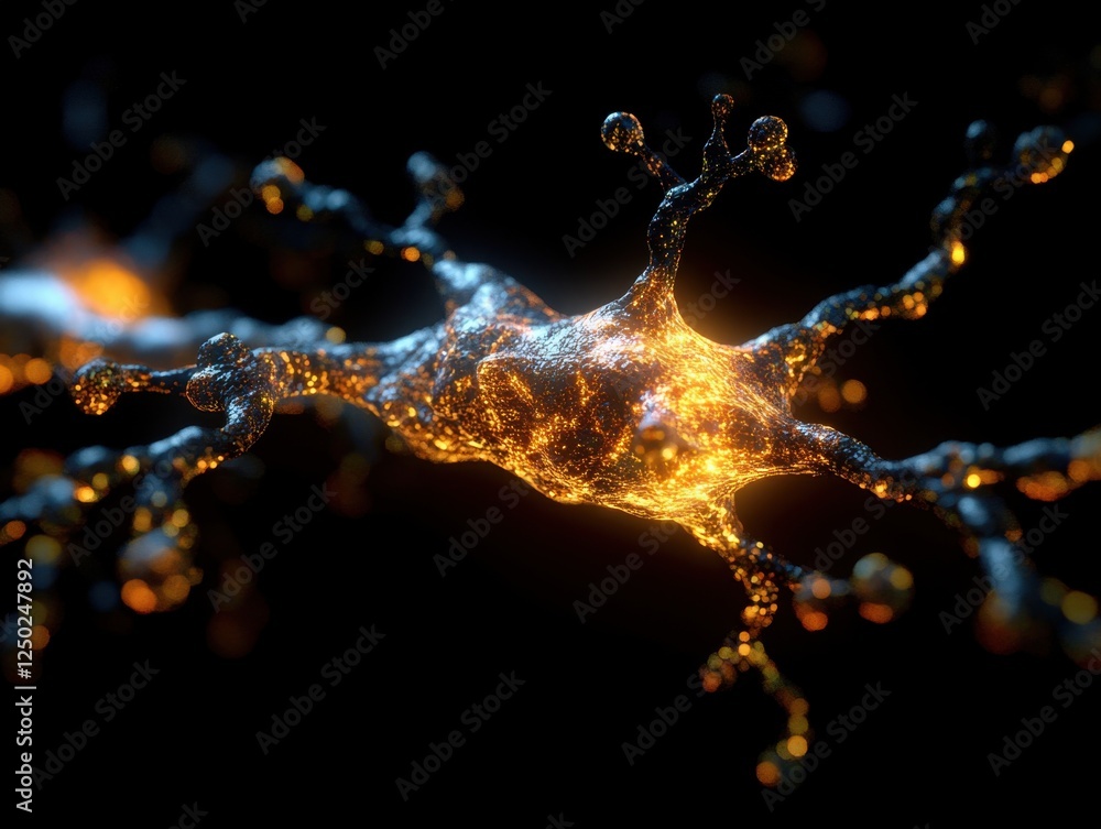 Explore the intricate beauty of a neuron, captured in stunning high ...