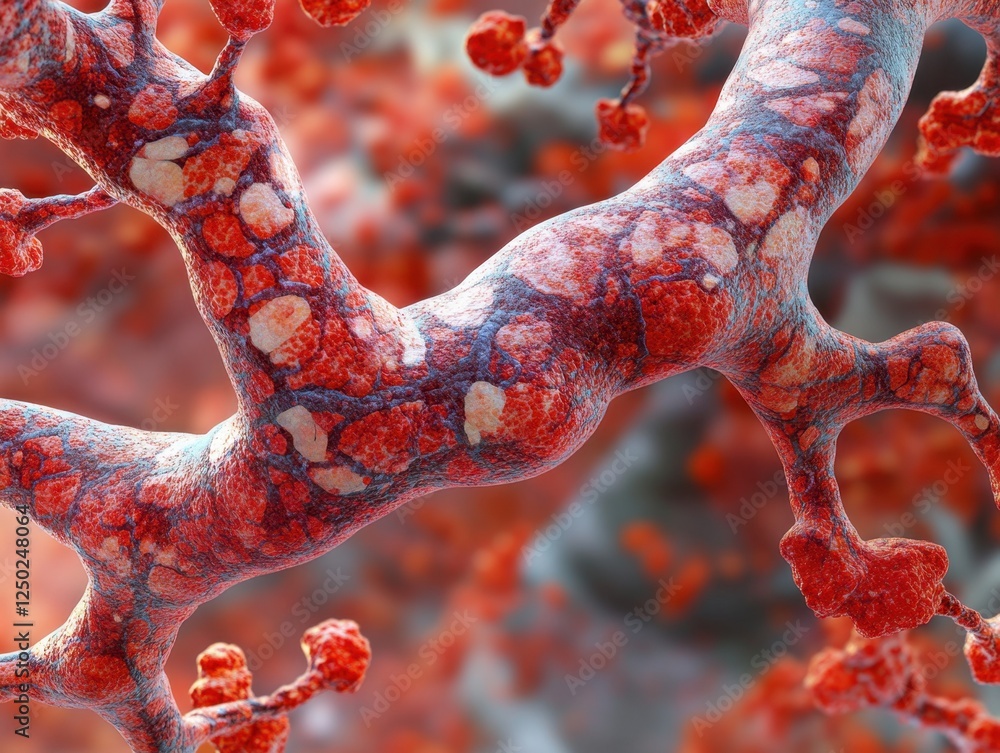 Explore the intricate beauty of microcirculation with this stunning ...