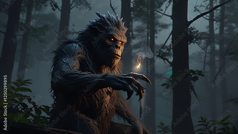 Kapre philippines scary hairy humanoid monster smoking, A werewolf ...