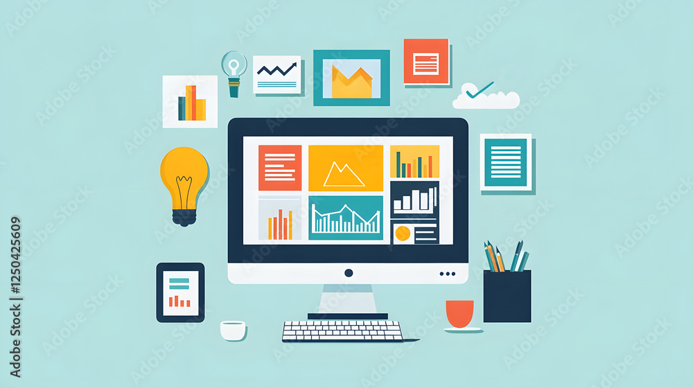 Comprehensive Data Analytics Dashboard featuring various charts graphs ...