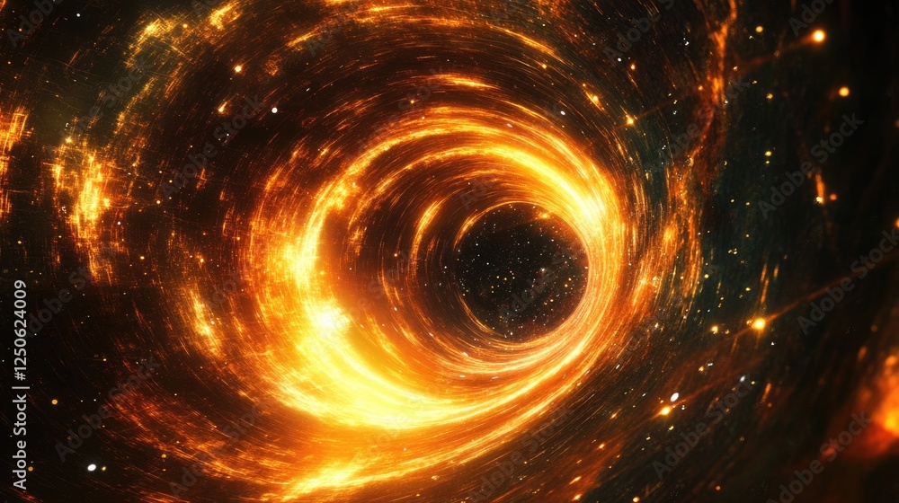 Time Travel Potential Explored Through a Cosmic Vortex Depicting Space ...