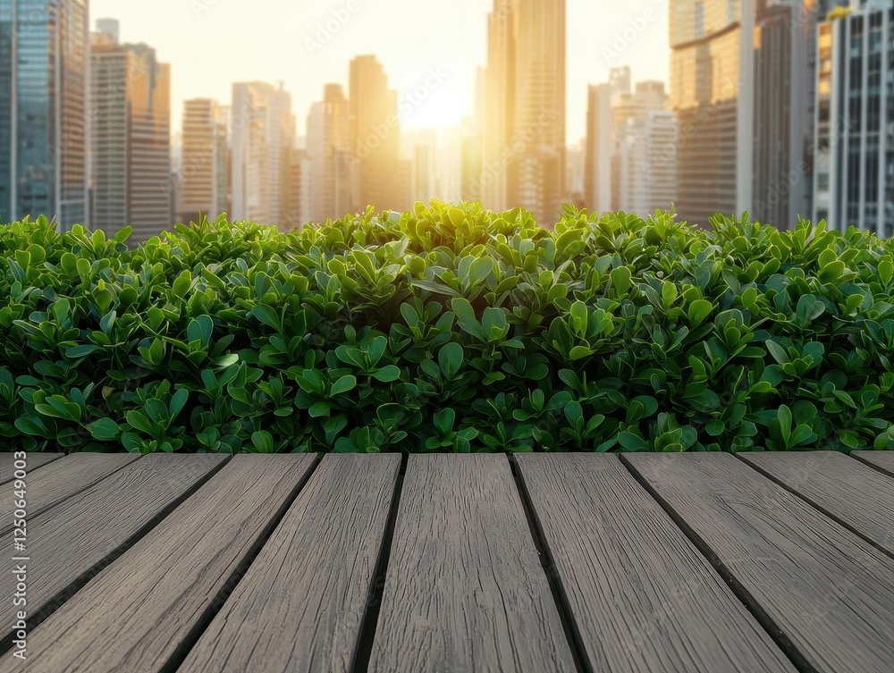 net zero climate resources. Urban skyline with green roofs and energy ...