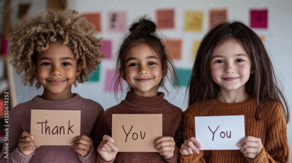 Celebrating Diversity in Education Vibrant Preschool Thank-You Cards ...