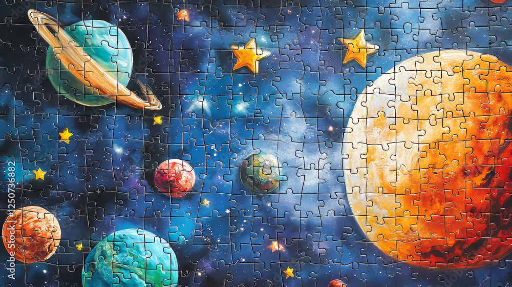 Kids math game worksheet. Galaxy space cartoon alien planets and stars ...
