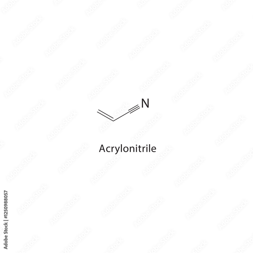 Allyl alcohol skeletal structure.Alcohol compound schematic ...