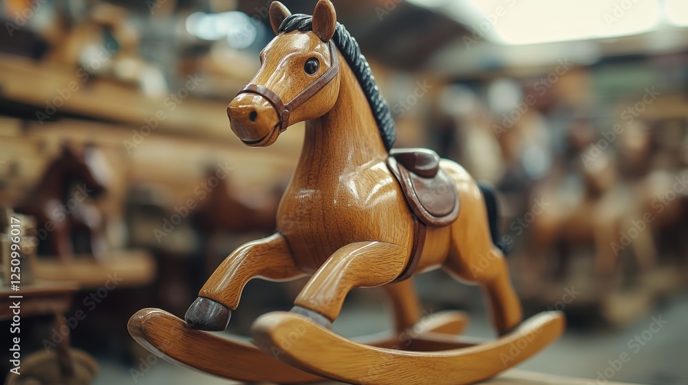 Explore the Timeless Charm of a Wooden Rocking Horse Discover Exquisite ...