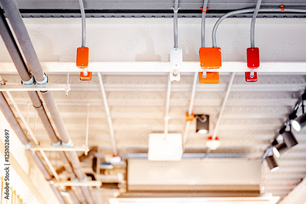 Cable conduit and junction box for electrical wiring system with ...